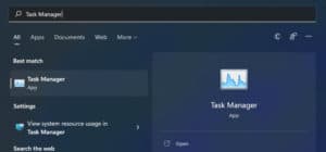 How to Open Task Manager in Windows 11