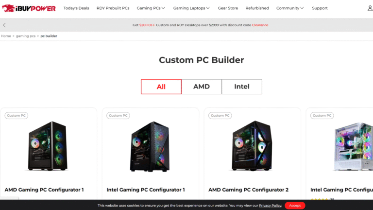 10 Best Custom PC Builder Websites